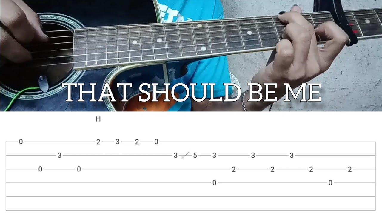 That Should Be Me Guitar Chords