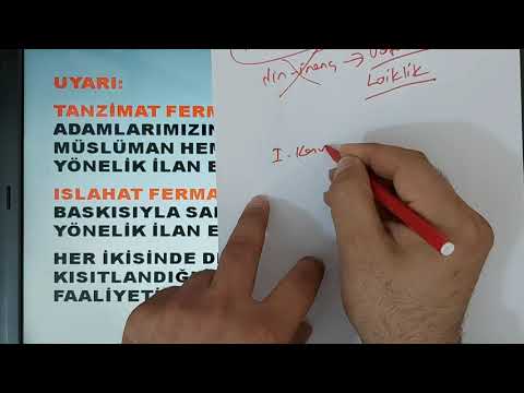 39- TANZİMAT DÖNEMİ ISLAHATLARI KPSS TYT AYT