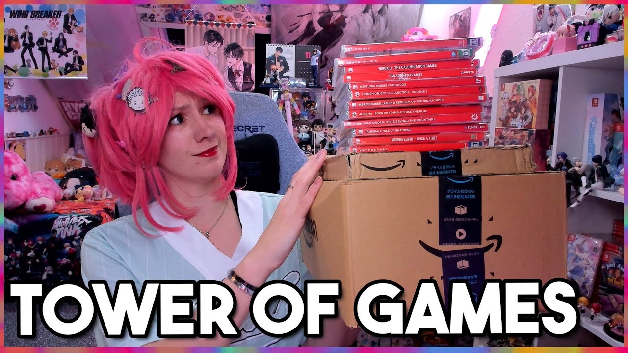 Tower of Games - All my imported games came in at the same time! - YouTube