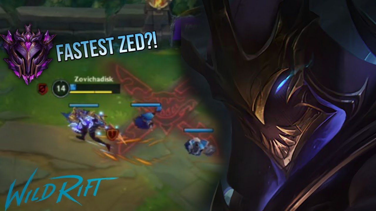 FASTEST ZED?! MASTER ZED MONTAGE #2 | Wild Rift - YouTube