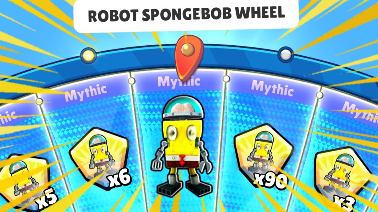 NEW SPIN 🧽 ROBOT SPONGEBOB WHEEL - Stumble Guys - YouTube