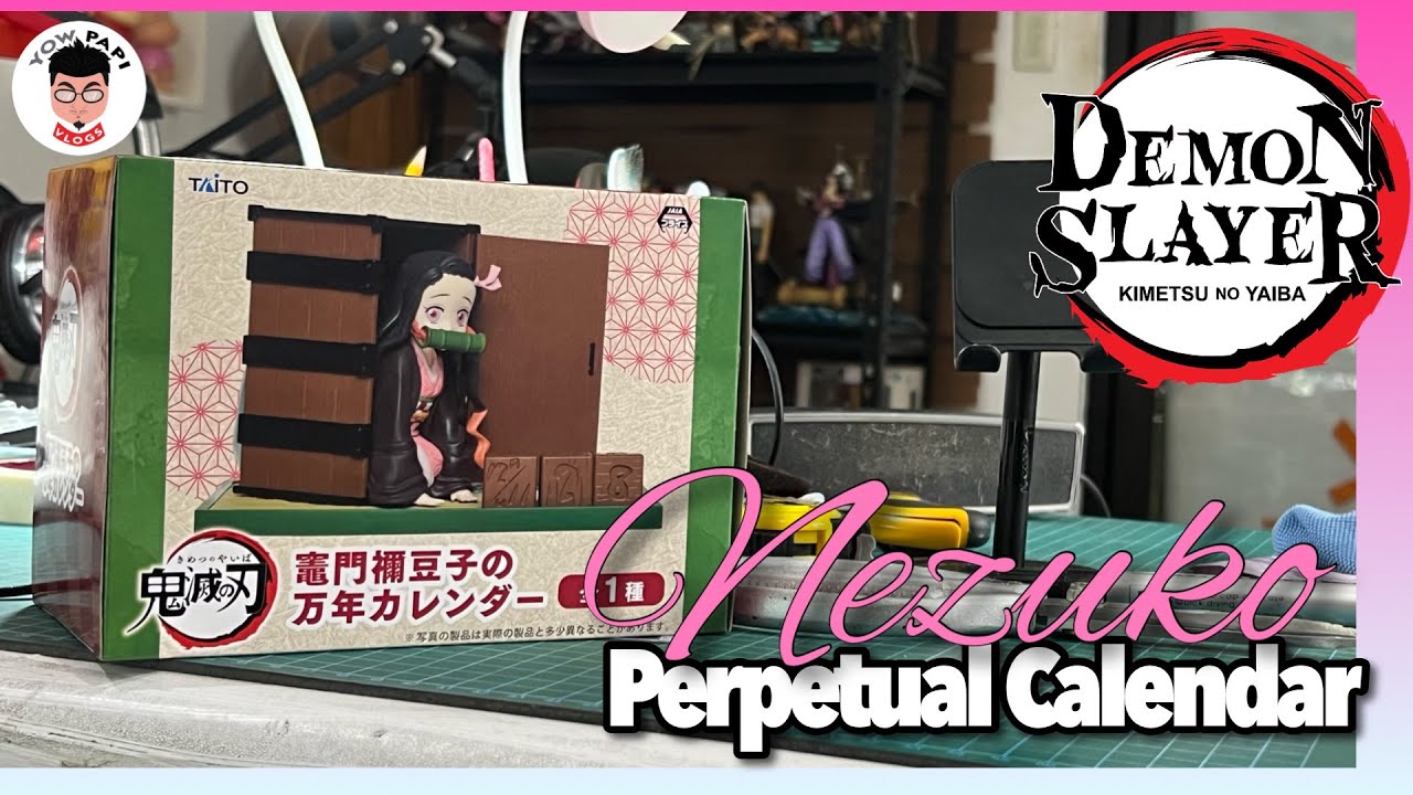 DEMON SLAYER NEZUKO KAMADO PERPETUAL CALENDAR - TAITO KIMETSU NO YAIBA ...