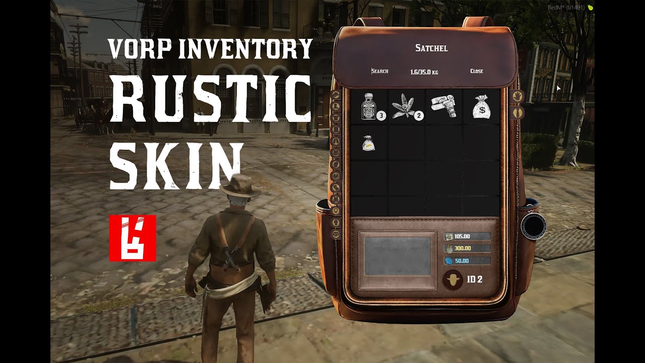 Rustic Skin [ VORP Inventory ] - YouTube