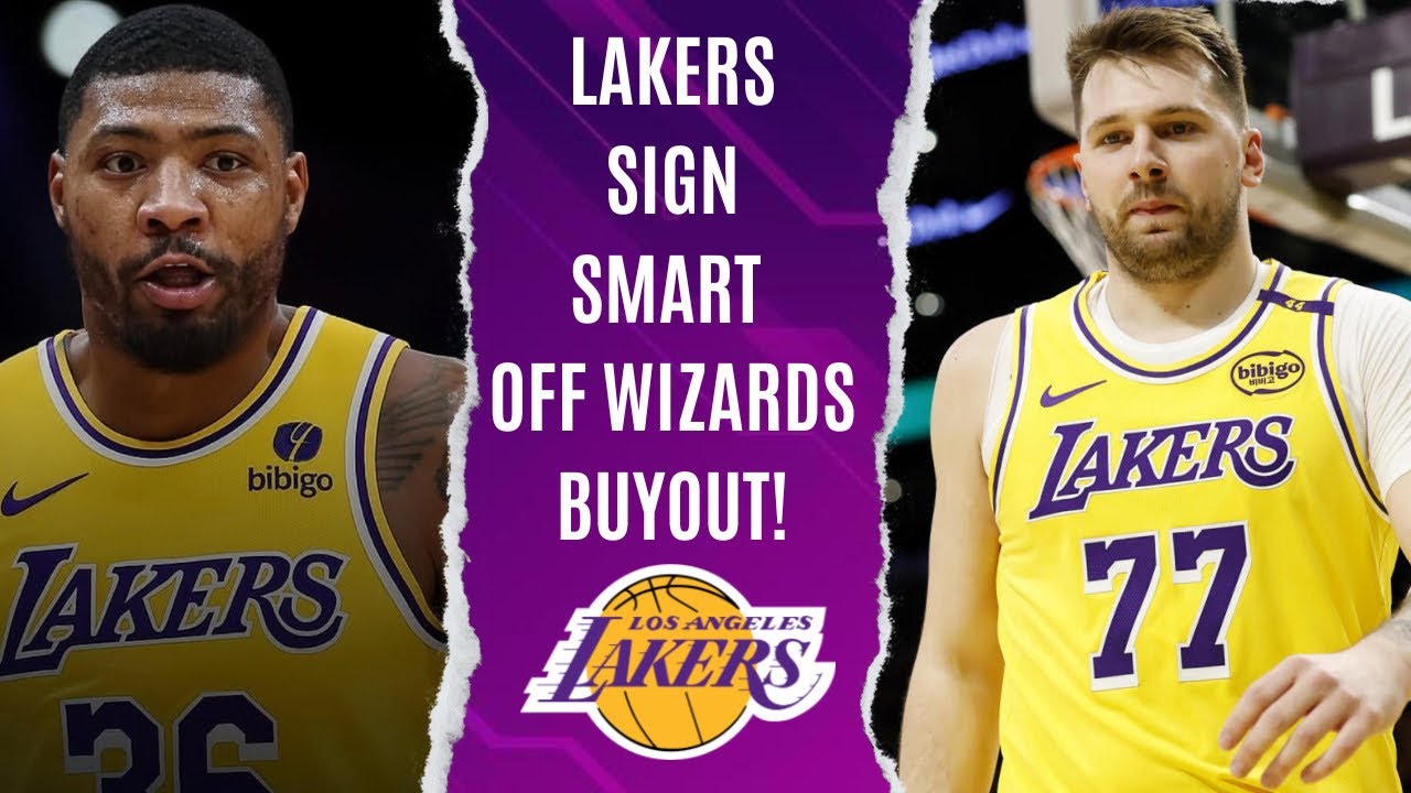 Lakers Sign Marcus Smart Off Buyout From Wizards - YouTube