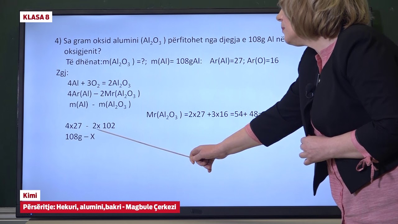 e Mesimi Klasa 8 - 8093 Kimi - Përsëritje - Hekuri, alumini,bakri - YouTube