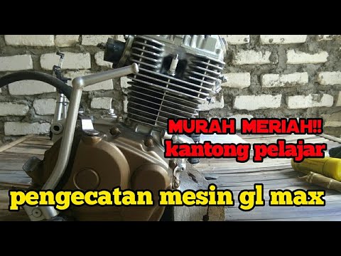 Pengecatan mesin gl max murah meriah kantong pelajar!!! - YouTube