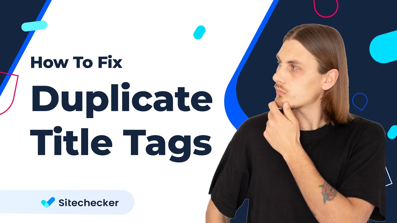 How to Fix Duplicate Title Tags - YouTube