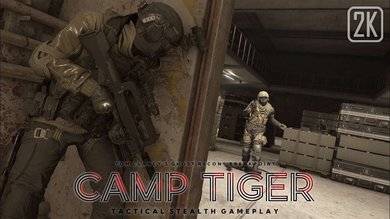 CAMP TIGER | Epic Stealth Action [ 2K HD 60FPS ] Modded Ghost Recon Breakpoint - YouTube