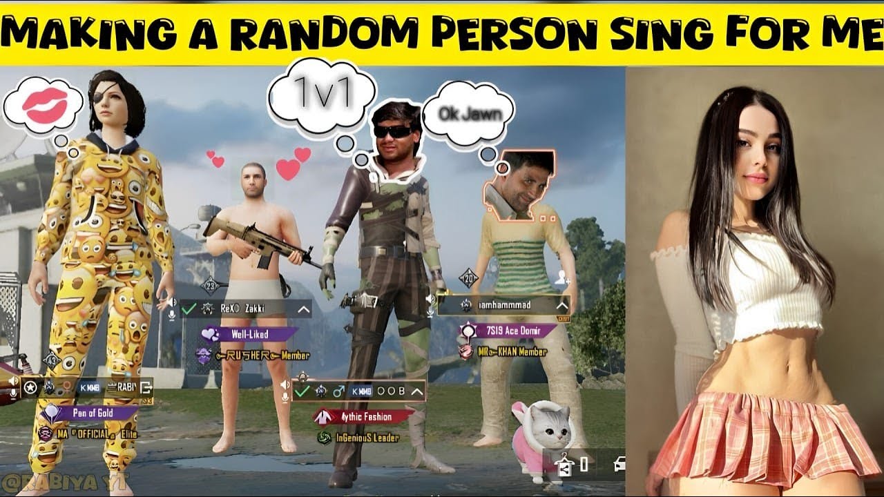 Making a Random Person Sing For Me 😂😂😂 - RABIYA YT - YouTube