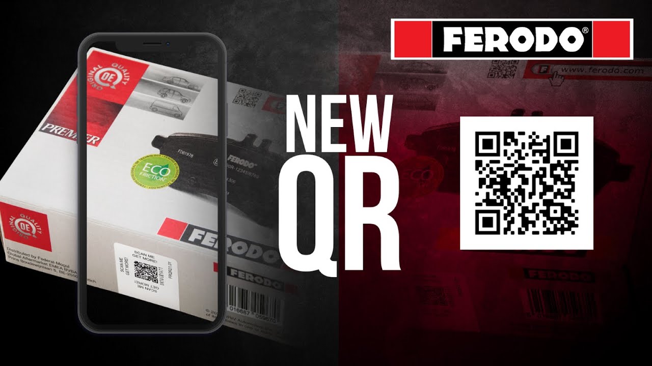 Scan to get more! New QR code on Ferodo products packaging - YouTube