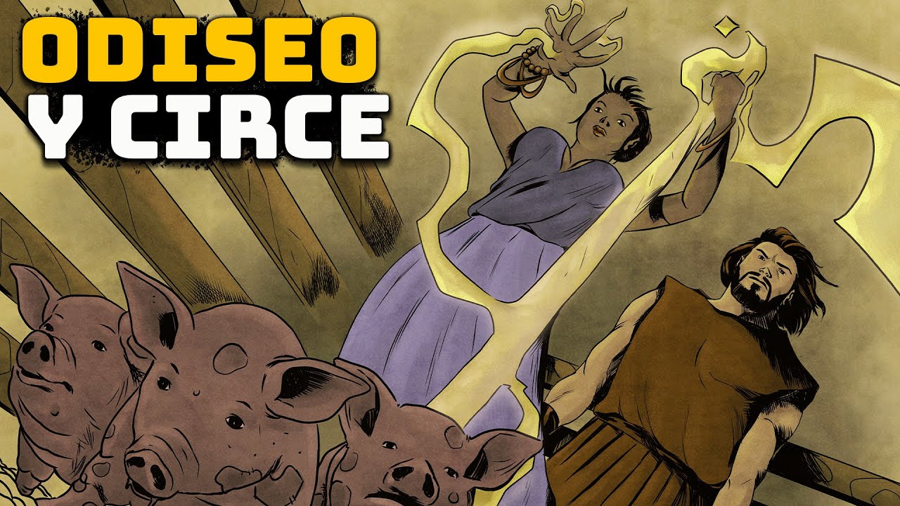 Odiseo en la Isla de la Bruja Circe - La Odisea - #7 - Mira la Historia - YouTube