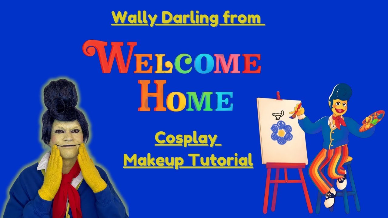 Wally Darling from WELCOME HOME Cosplay Makeup Tutorial - YouTube