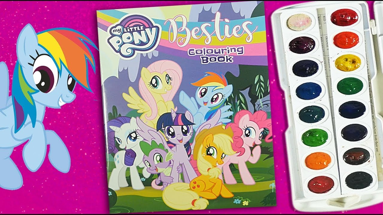 MLP Coloring book My little pony colouring for kids - YouTube