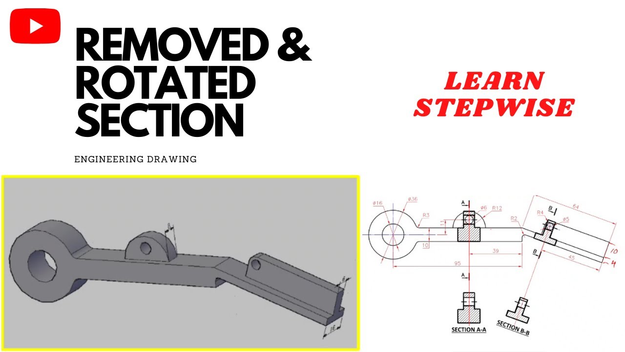 Types of Section || Removed and Rotated Section - YouTube