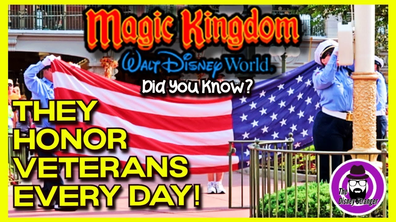 Magic Kingdom Flag Retreat | Walt Disney World Tradition | Veterans ...