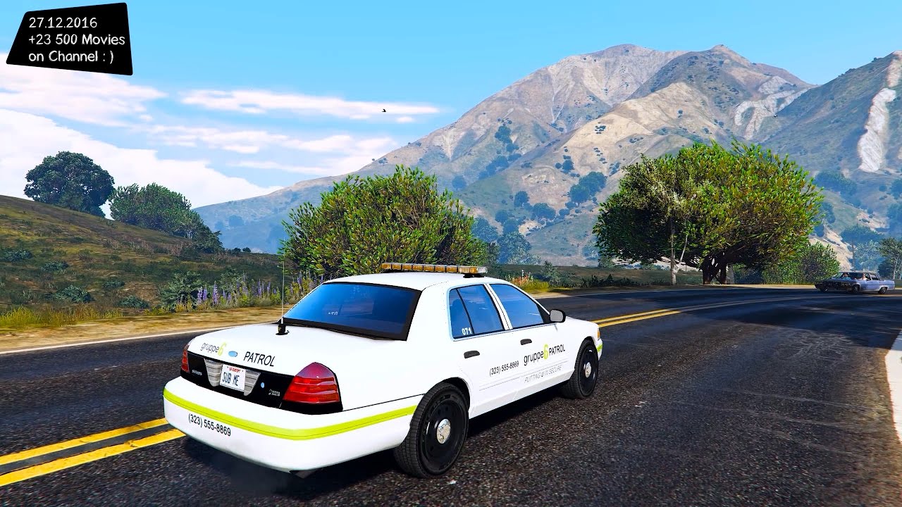 Ford Crown Victoria Gruppe 6 Security Patrol Car - GTA V MOD ENB | 2.7K ...