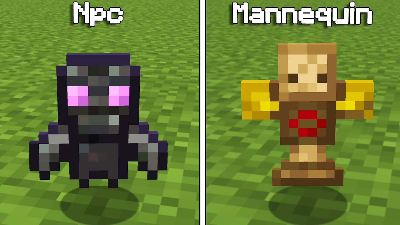 Mojang Added MANNEQUIN In Minecraft 25w37a (Hindi) - YouTube