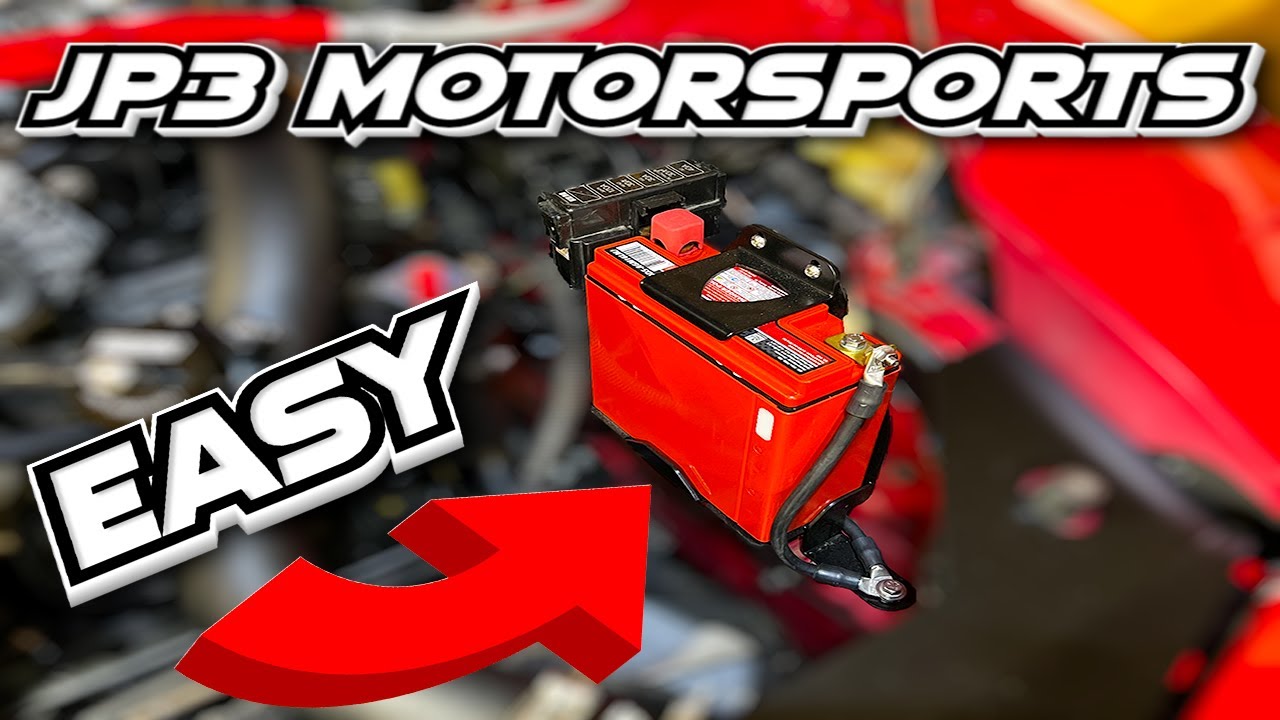 JP3 Motorsports FD RX7 SLIM BATTERY TRAY INSTALL! - YouTube