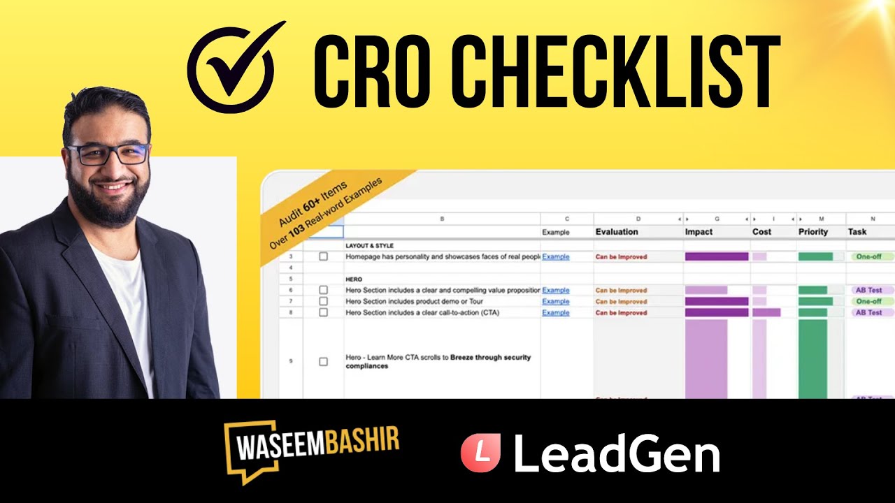 Know How To Grow Your Website Conversions With Our CRO Checklist - YouTube