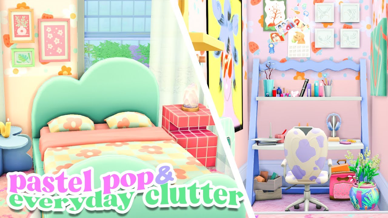 Pastel Apartment Speed Build + Everyday Clutter and Pastel Pop Review 🔨 ...