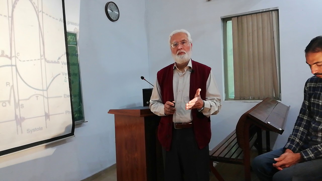 Lecture of Prof. Hamid Javed Quershi for BDS 1st Year: Topic cardiac ...