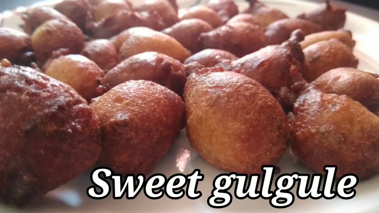 Gulgule l Aate ke gulgule l sweet dish l - YouTube
