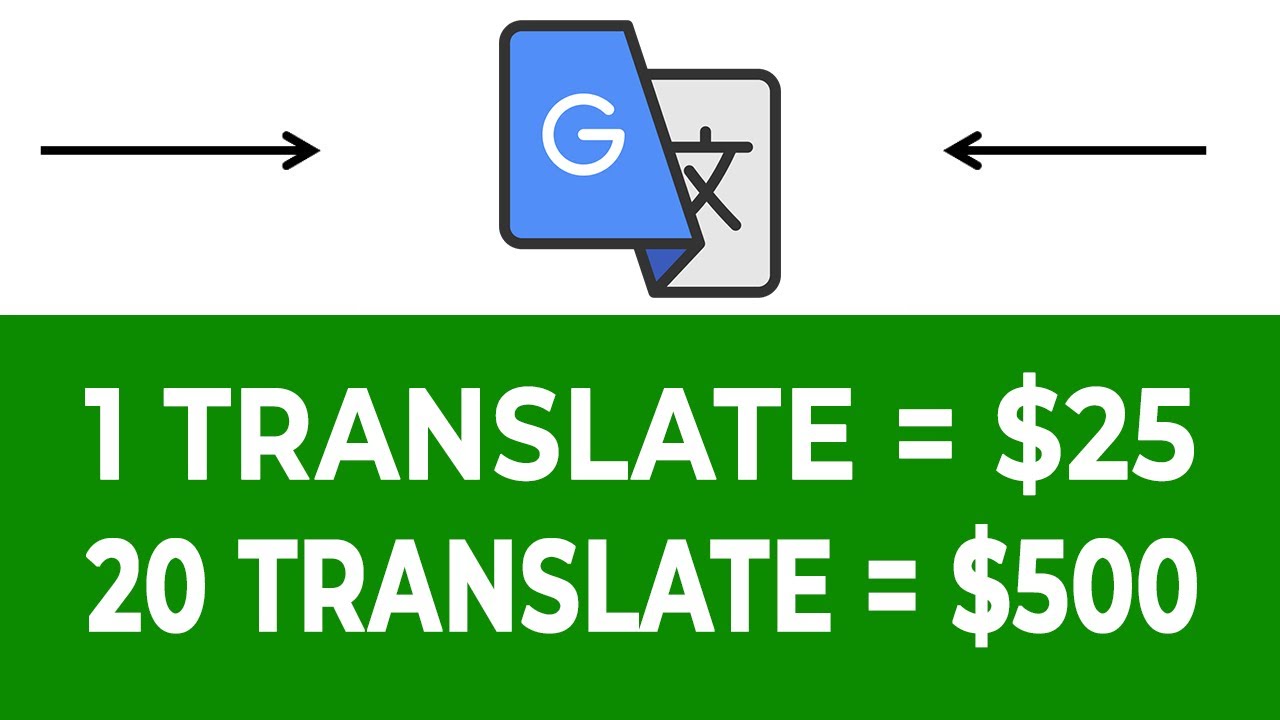 Earn $100 PER DAY From Google Translate! (Make Money Online 2021) - YouTube
