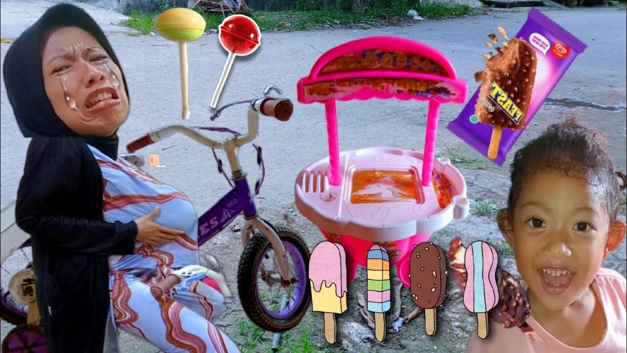 Ibu Hamil Lucu Perut Gendut Jualan Es Krim Nangis Sedih J Tuh Dari
