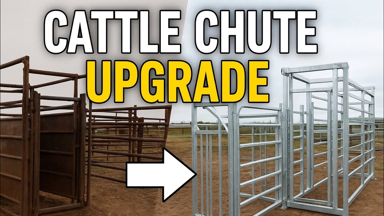 Quick Cattle Chute Upgrade Highlight — Before & After! - YouTube