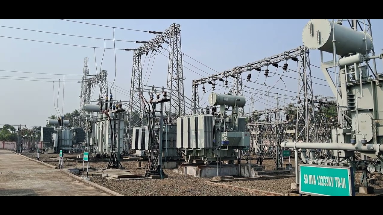 132kv sub-station | Wbsetcl substation | power transformer - YouTube