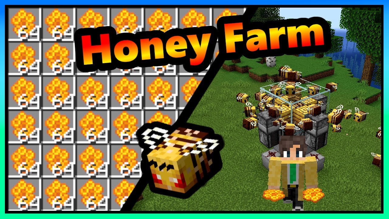 Cheap Honey Farm | Minecraft 1.20 - 1.21+ | Honeycomb Farm - YouTube