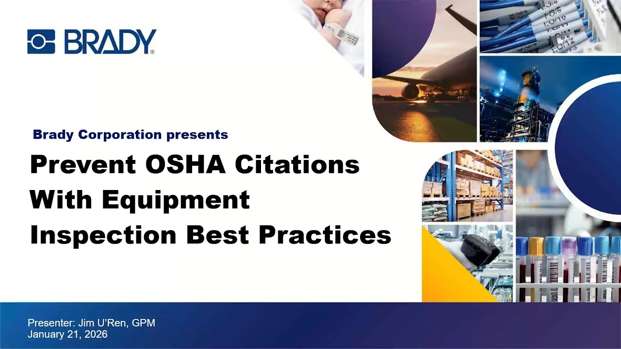 Prevent OSHA Citations with Equipment Inspection Best Practices - YouTube