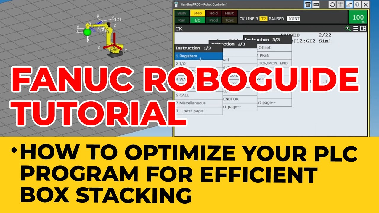 How to Optimize Your PLC Program for Efficient Box Stacking - YouTube