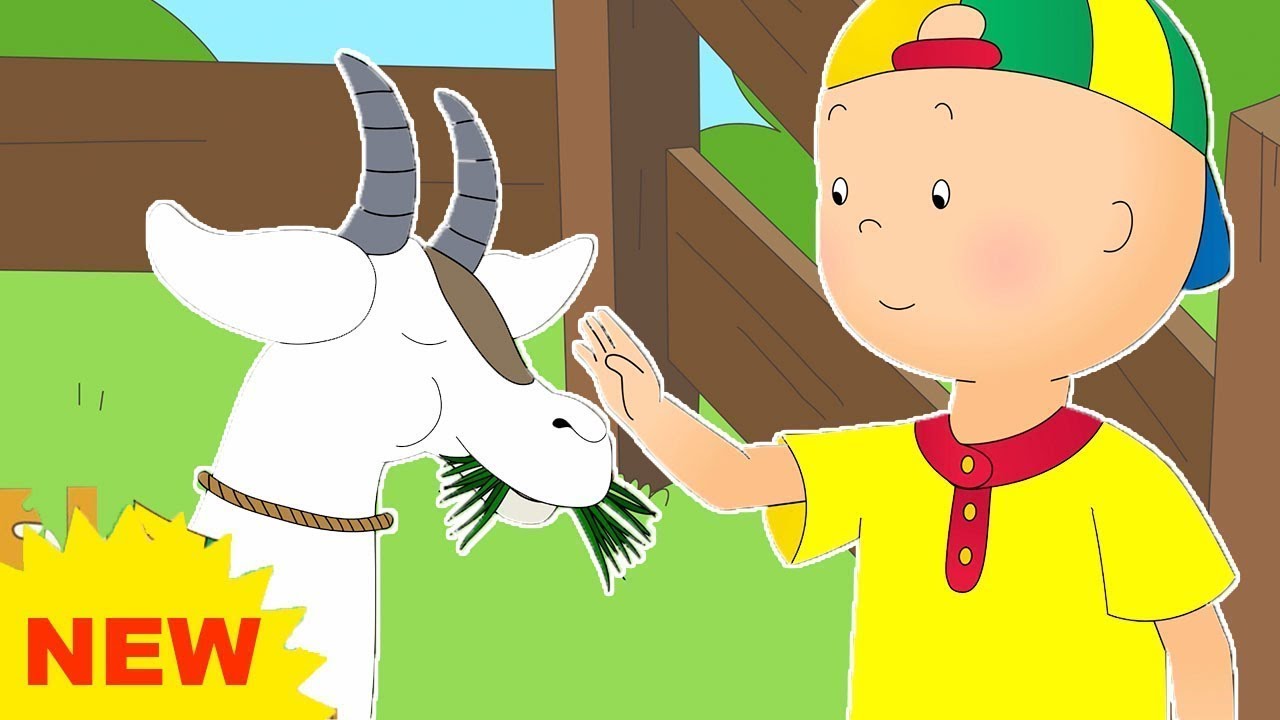 Caillou at the Farm ★ Funny Animated Caillou | Cartoons for kids ...