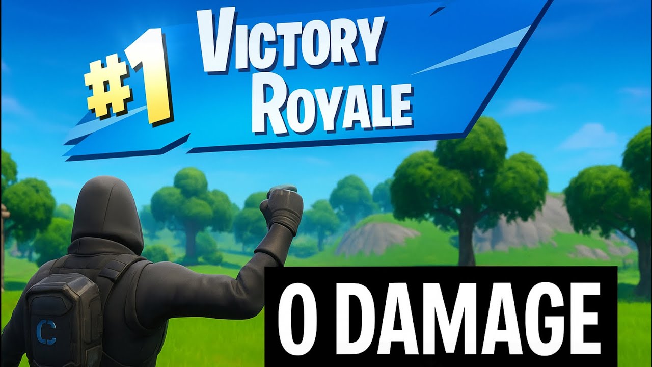 Winning A Game Of Fortnite Without Taking Damage 🤯 | Zero Damage ...