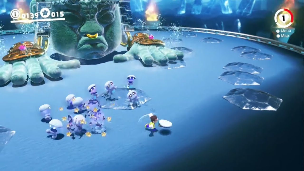 Super Mario Odyssey SAND KINGDOM 2ND BOSS REMATCH - YouTube