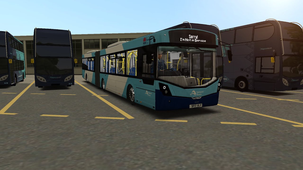 OMSI 2 Volvo B12BLEA ZF Eclipse 3 (Stealth) sound mod test run - YouTube