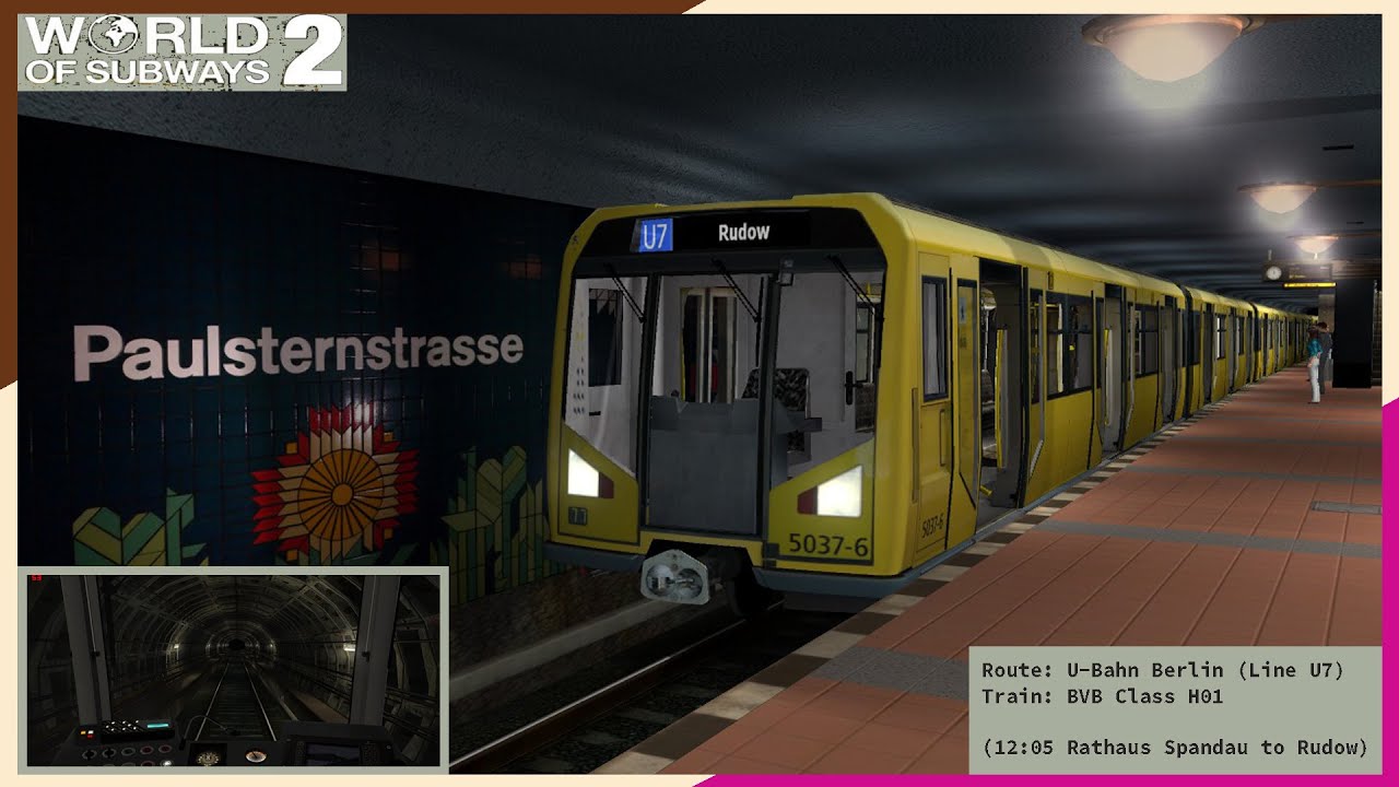 Berlin U-Bahn Line U7 - H01 train (Rathaus Spandau to Rudow) ~ World of ...