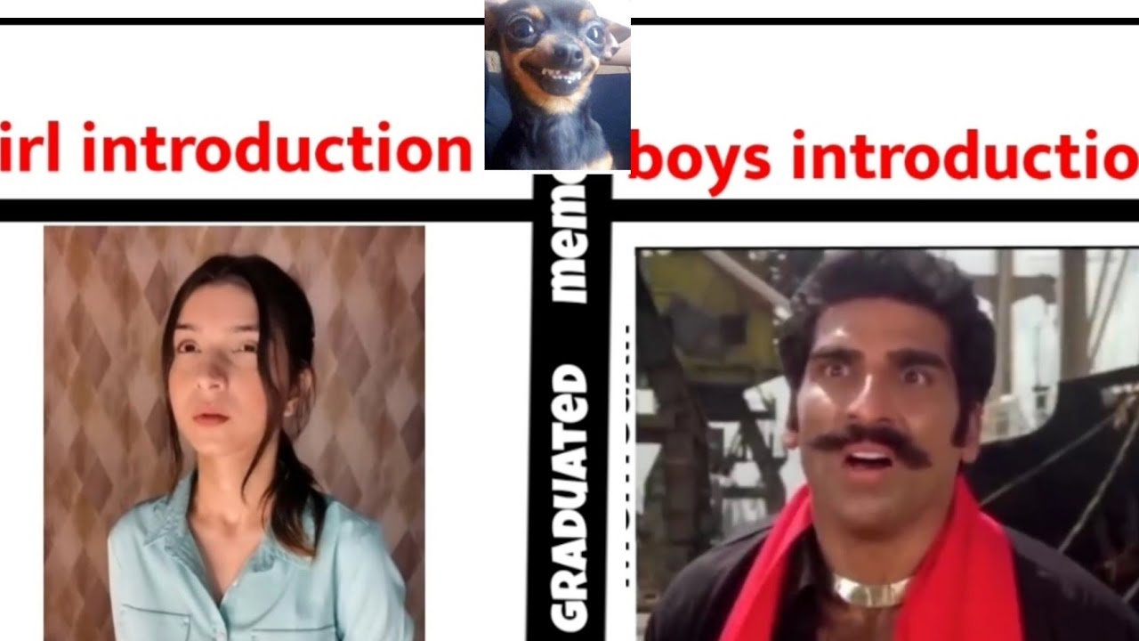 introduction || girl vs boys || #meme#funnyvideos - YouTube