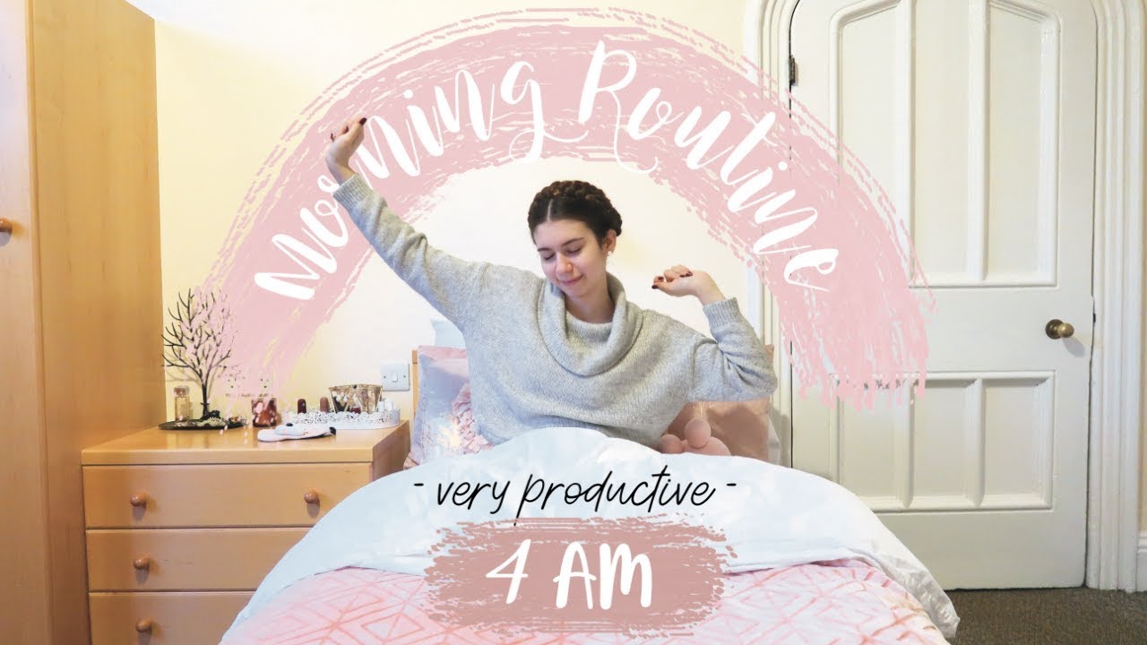 My Productive 4am University Morning Routine Youtube