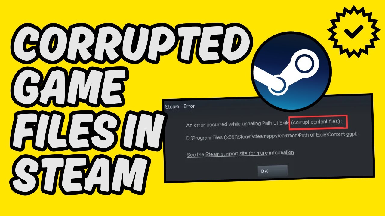 [Easy Fix] Corrupted Game Files in Steam - YouTube