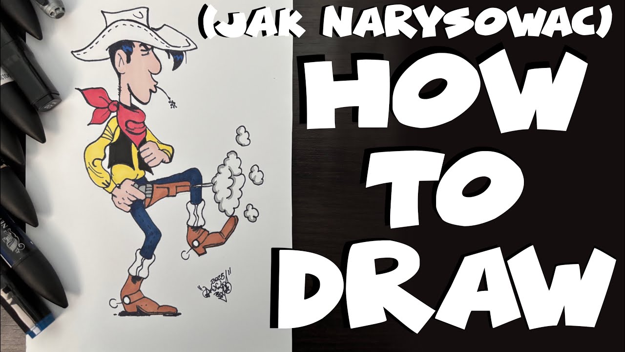 How To Draw (Jak Narysować): Lucky Luke - YouTube