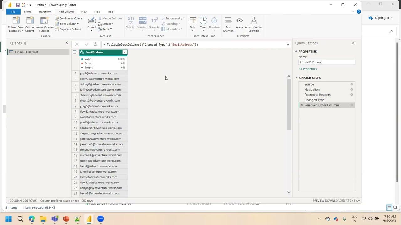 Power BI: Data Transformation and Email Analysis Using Power Query ...