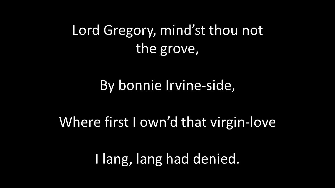 Lord Gregory instr - YouTube