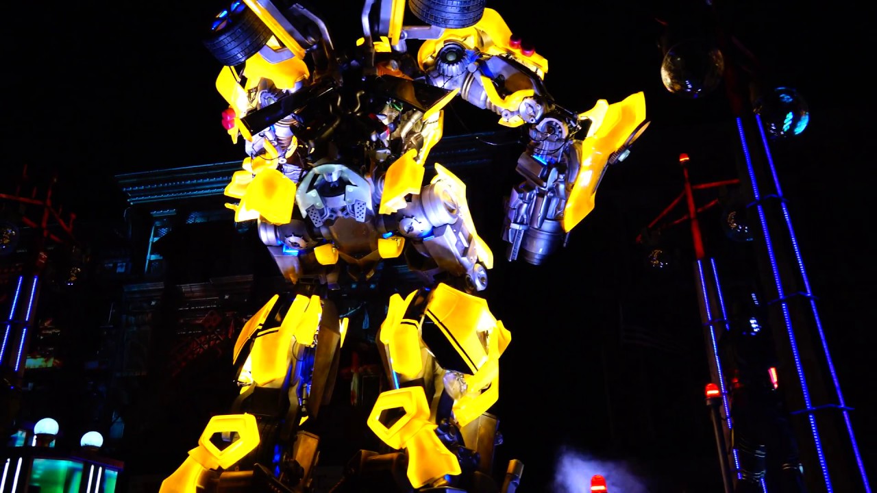 USJ " UNIVERSAL SPECTACLE NIGHT PARADE " [2/4] transformer float - YouTube