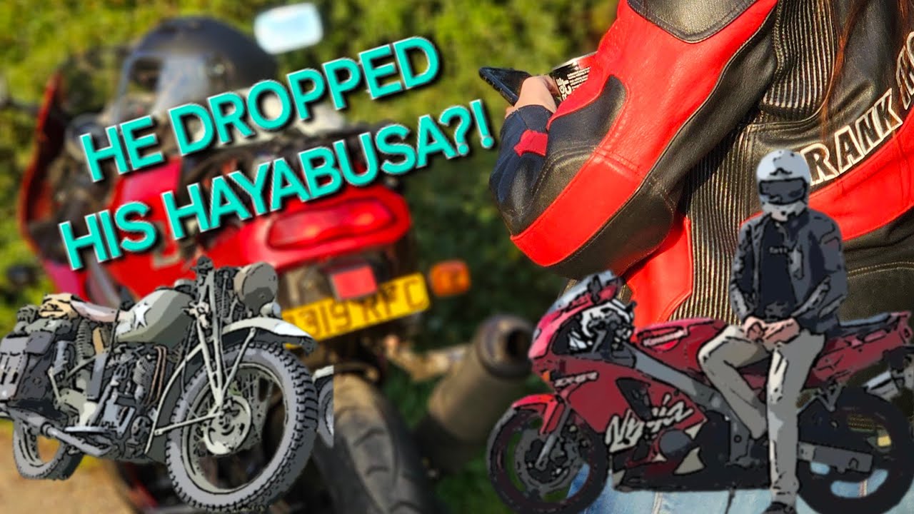 He DROPPED The HAYABUSA?! FUEL prices are getting RIDICULOUS! - YouTube