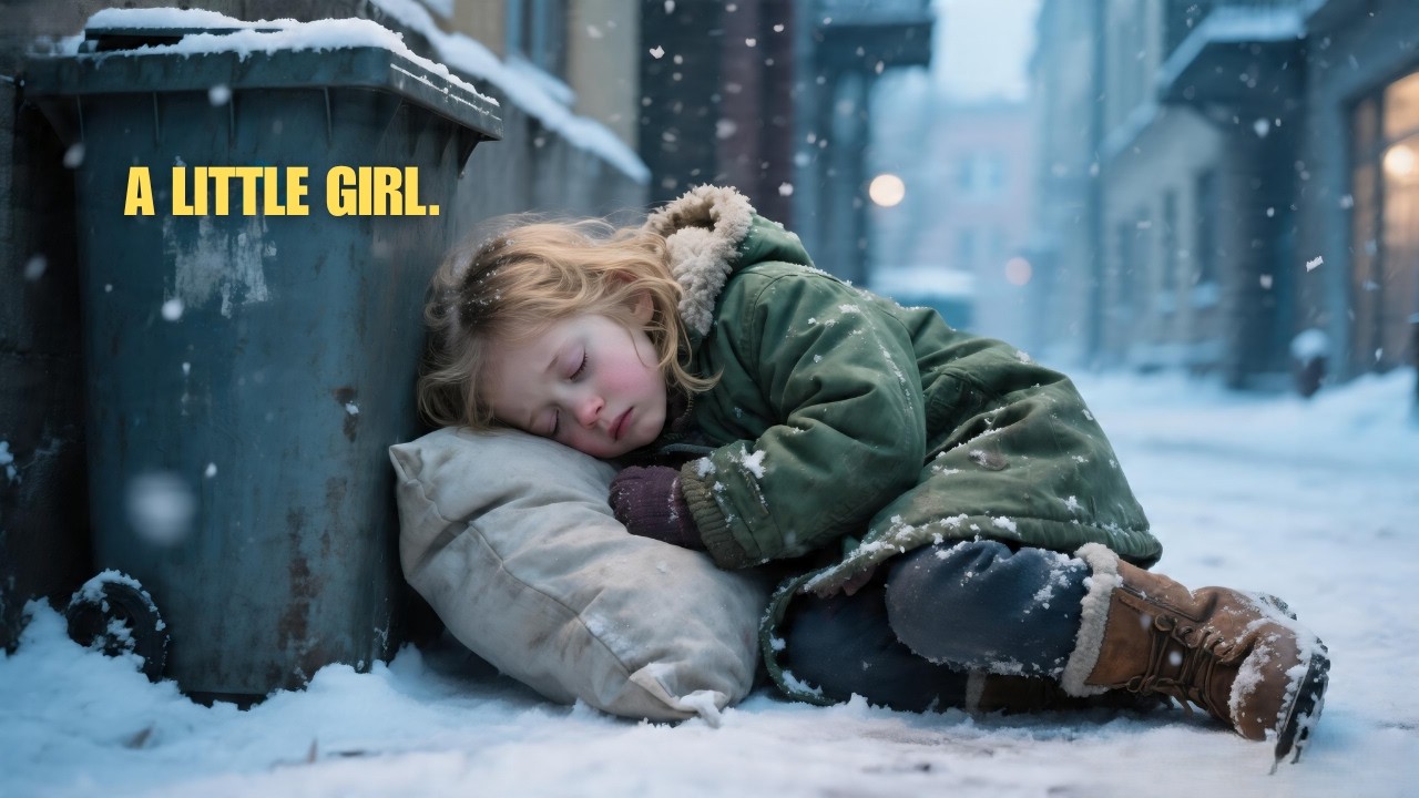 A BILLIONAIRE SAW A POOR LITTLE GIRL SLEEPING BESIDE A TRASH BIN IN THE ...