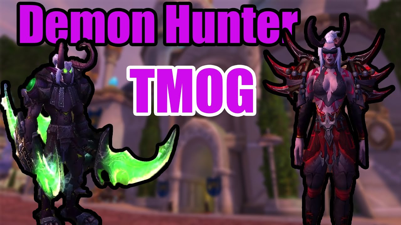 [WoW] Demon Hunter Transmog ÖTLETEK - YouTube