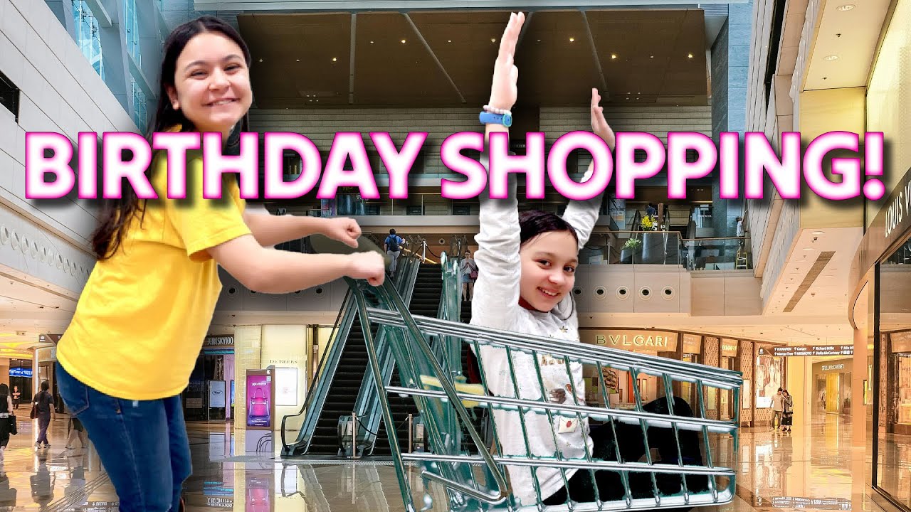 Fun Filled BIRTHDAY Shopping Adventure! - YouTube