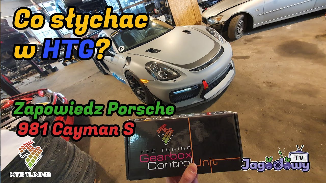 HTG Tuning - zapowiedź Porsche 981 Cayman S oraz plotki ploteczki - YouTube